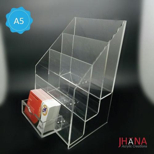 Jual ACRYLIC STAND BROSUR TB40A5 Plus/ Tempat Brosur Akrilik / Display ...