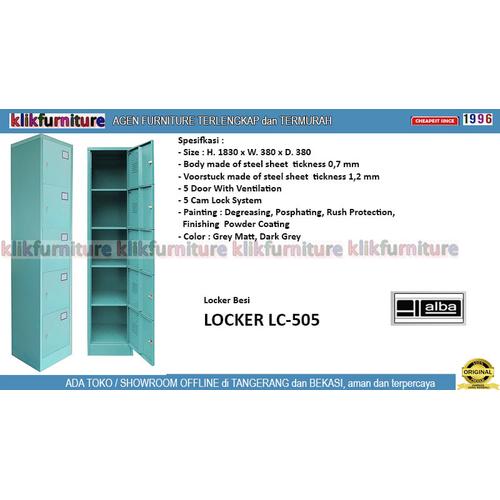 Promo LC 505 New ALBA Lemari Locker Besi 1 Pintu Cicil 0% 3x - Kota ...
