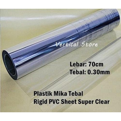 Jual Plastik PVC Mika Kaku Bening Lebar 70 cm Tebal 0.30mm - Jakarta Pusat - Vertical Store ID ...