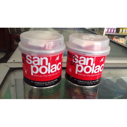 Jual Dempul Plastik Sanpolac 250 gr / Dempul Besi Cat Mobil San Polac ...