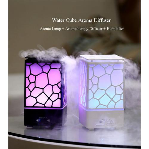Jual Humidifier Diffuser Aromatherapy Water Cube 7 color LED OLB2532 ...