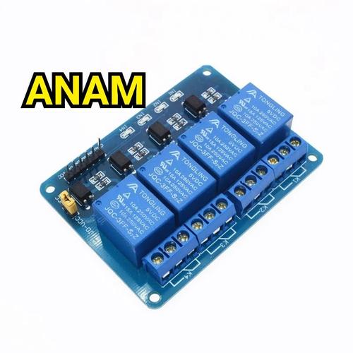 Jual modul relay 4channel 5V 10A - Kota Bandung - Toko Anam Elektronik ...