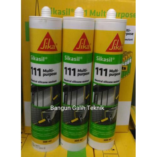 Jual SIKASIL 111 Multi Purpose Silicone Sealant 300 ML WHITE - Jakarta Barat - Bangun Galih ...