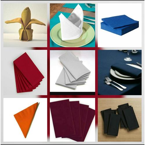 Jual produsen serbet napkin full cotton damask varian warna - Hitam ...