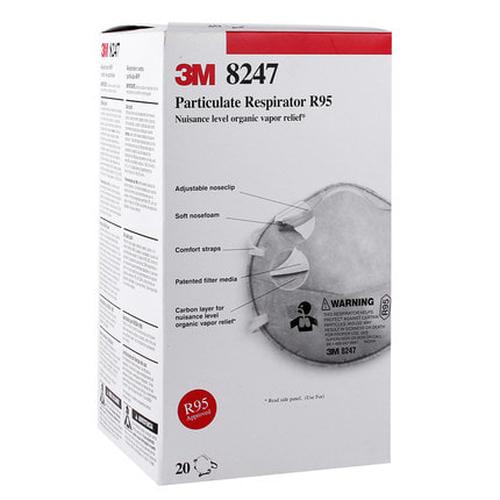 Jual Masker 3m 8247 R95 Particulate Respirator With Ov Relief - Jakarta ...