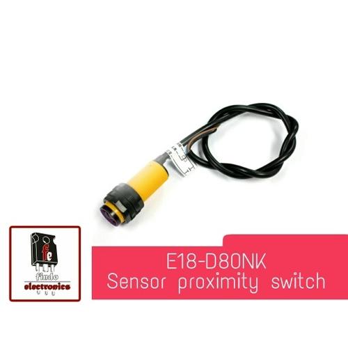 Jual Proximity Switch E18 D80NK 3-80cm Adjustable Infrared Sensor ...