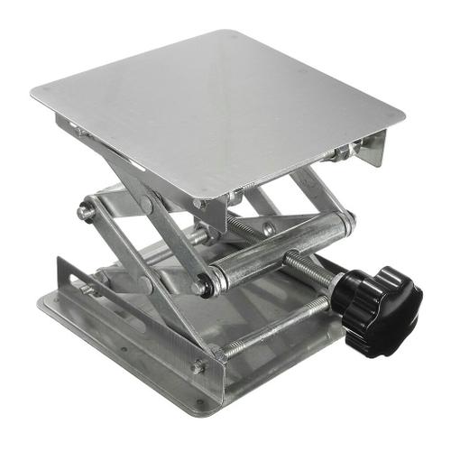 Jual lab jack lift lifting lab stand table 4 inch alumunium - Kab ...