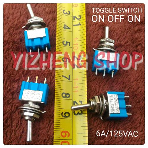 Jual TOGGLE SWITCH KECIL atau SAKLAR ON OFF ON 3 Kaki - Kab. Sidoarjo ...