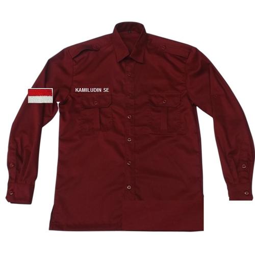 Jual Kemeja Pria PDL merah maroon orderan Kamaliludin - Kota Bandung ...
