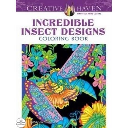 Jual Creative Haven Incredible Insect Designs Coloring Book - Kab ...