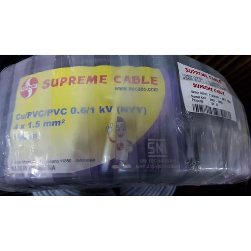 Jual Kabel Listrik Tunggal NYY 4x1,5mm SUPREME Roll 100m - Jakarta Pusat - Myanta Sukses ...