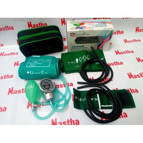 Jual Paket Tensi Tensimeter Jarum Aneroid Manset Dewasa+Anak+Bayi Hijau ...
