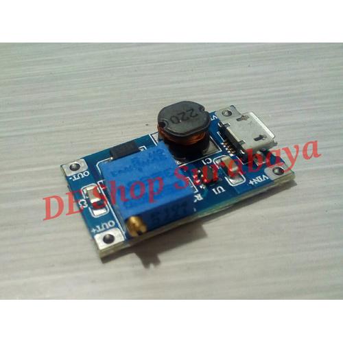 Jual Modul Step Up MT3608 slot microUSB micro USB MT 3608 - Kota ...
