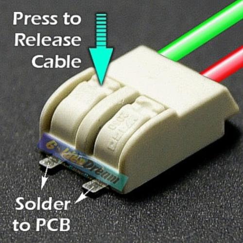 Jual Mini SMD Terminal Block 2 Lobang Wire to Board Soldering Cable to ...