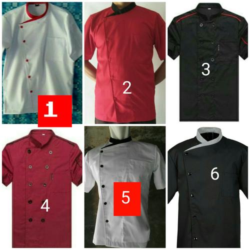 Jual Baju seragam chef koki hotel restoran - Putih, M - Jakarta Selatan ...
