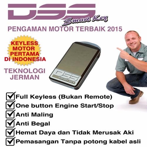 Jual DSS SMART KEY PENGAMAN MOTOR - Hitam - Kota Bekasi - Aluthashop ...