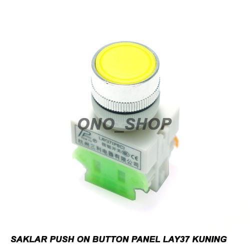Jual Saklar Push On Button Panel LAY37 Kuning - Jakarta Barat - ONO ...