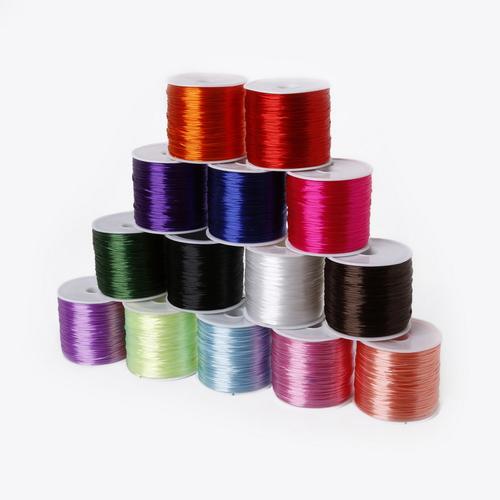 Jual 1 Roll Elastic Crystal String Warna / Karet Elastis Crystal String ...