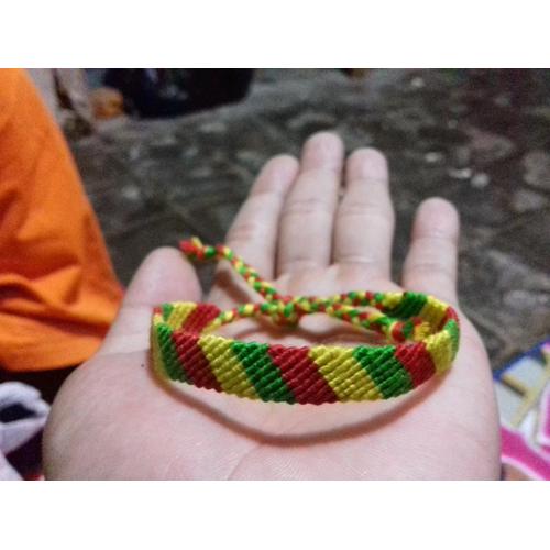 Jual Gelang Rajut Handmade (Gelang Benang) - Motif Rasta - Kota Cimahi ...