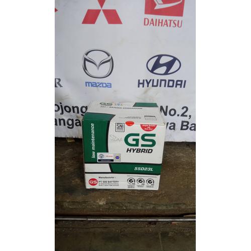 Jual Aki Accu GS Astra Hybrid 55D23L 12V 60AH 60-Amper - Kota Depok ...