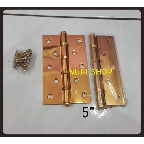 Jual Engsel Pintu 5"/ Engsel Jendela/ Engsel tebal/ Engsel kuningan 5 ...
