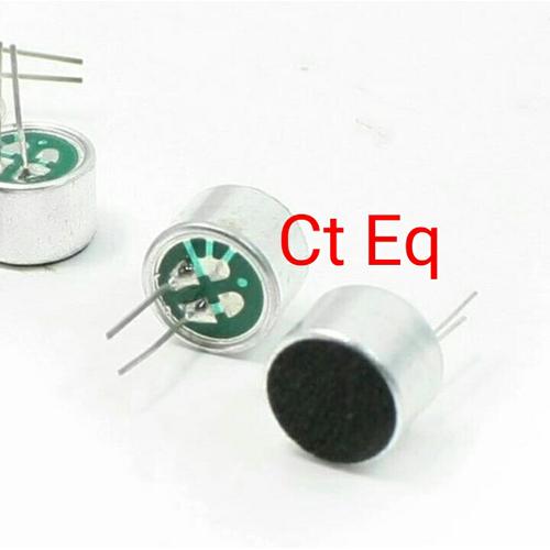 Jual 9.7mm x 7mm 2 Pin MIC Capsule Electret Kondensor Mikrofon ...