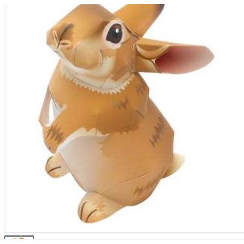 Jual Mini Rex Rabbit Miniatur Papercraft - Kab. Bekasi - Papercraft ...