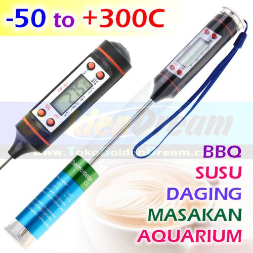 Jual Thermometer Stick Termometer Batang Suhu Masakan Susu Dapur Kolam ...