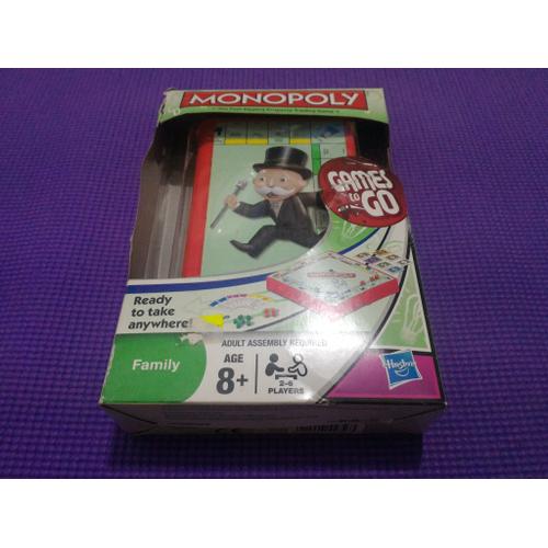 Jual Board Game Monopoly Games to Go Portable - Original by Hasbro ...
