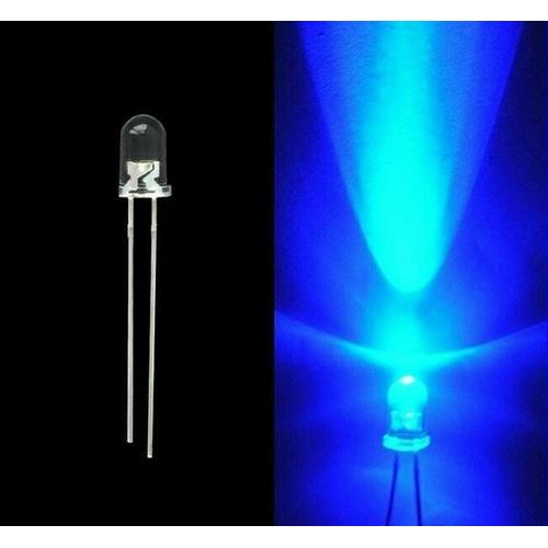 Jual Dioda Led 5mm Ultra Bright Clear Transparent Nyala Biru Blue Dioda ...