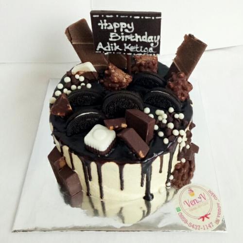 Jual Kue Tart Ulang Tahun Choco Drip - Birthday Cake Malang - Kota ...