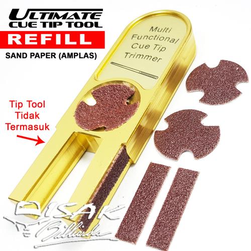 Jual Refill Amplas - Ultimate Cue Tip Tool Sand paper Billiard Biliar ...