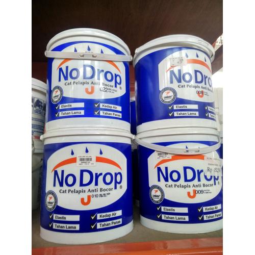 Jual NO DROP Cat Pelapis Anti Bocor / Waterproofing 4kg Murah - Clear - Kota Surabaya - BRAVO ...
