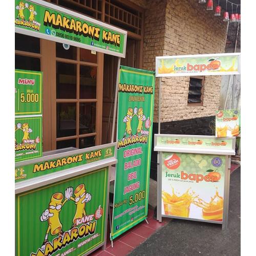 Jual Booth Portable Small Plus Stiker Branding - Putih - Kab. Bekasi ...