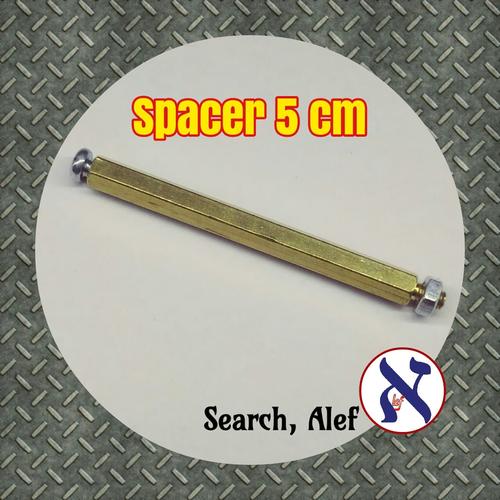 Jual Spacer 5 cm spiser spaser 5cm Kuningan besi mut baut - Kota ...