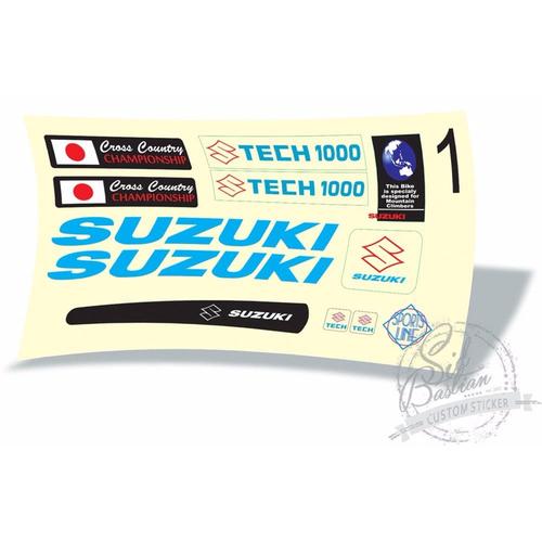 Jual Sticker Sepeda Suzuki Tech 1000 Mtb - Kab. Sidoarjo - The Silver ...