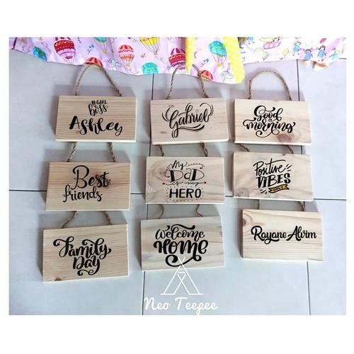 Jual Name Tag kayu untuk Tenda Indian - Kab. Bantul - Neoteepee | Tokopedia