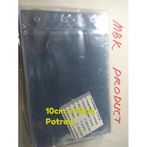 Jual Plastik Panitia uk. 10cm x 16cm Plastik ID Card / Plastik Name Tag ...