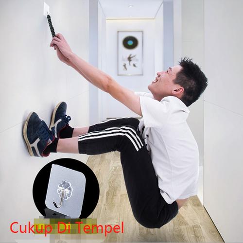Jual Gantungan Hook Kail Barang Baju Serbaguna Hanger Tempel Dinding ...