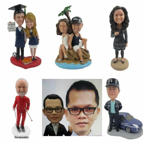 Jual Pembuatan Patung Karikatur dari foto anda Custom cartoon my figure ...
