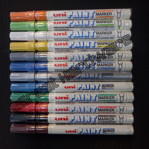 Jual Paint Marker Colour UNI PAINT MARKER Spidol Marker Besi Marker ...
