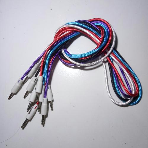 Jual Kabel AUX Audio panjang 1 meter Jack Hp / Komputer ke speaker ...