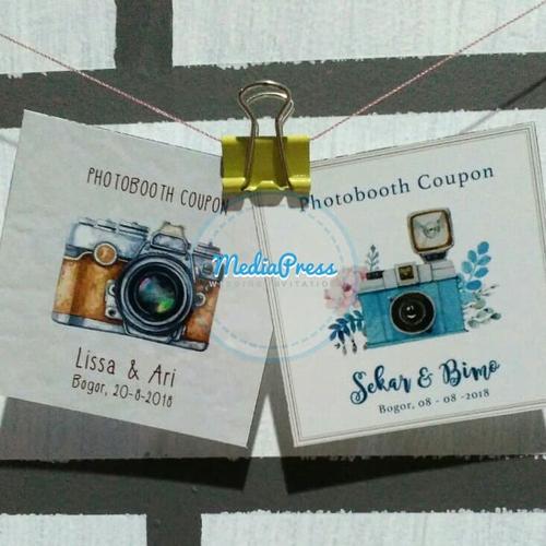 Jual Kupon souvenir, kupon photobooth, kupon ucapan terimakasih CUSTOM ...