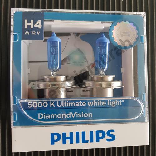Jual Philips Diamond Vision H4 12V 60/55w 5000K Bohlam Lampu Mobil ...