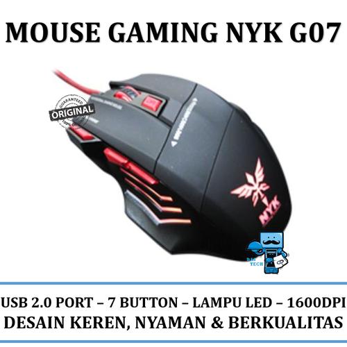 Jual Mouse Gaming NYK G07 / G-07 Turbo Fire with 7 control buttons ...