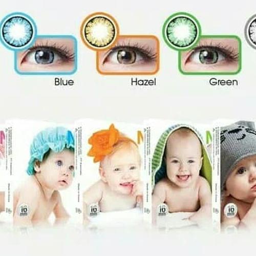 Jual Softlens soft lens X2 Ice N8 Color Baby Eyes Big Eyes - Grey ...