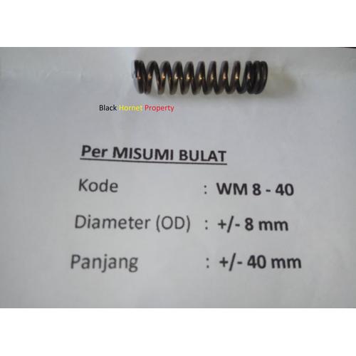 Jual Per Misumi Kawat Bulat ( WM 8 - 40) - Kota Tangerang - Toko per misumi BlackHornet | Tokopedia