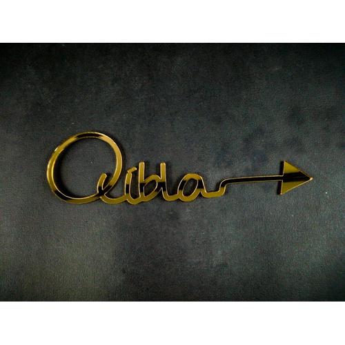 Jual Signage Qibla atau Kiblat Akrilik Gold - Kota Yogyakarta - Artech ...