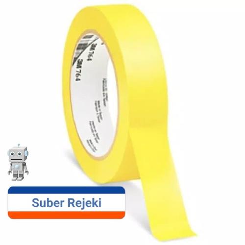 Jual Lakban Lantai 764 Yellow 3M Isolasi Lantai ukuran 1" inci x 33m ...