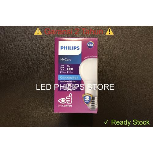 Jual Lampu Bohlam LED Philips 6 Watt Putih/Cool Day Light (6W 6 W 6Watt) - Jakarta Utara - LED ...